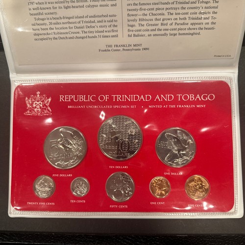 1977 Trinidad and Tobago 8pc Specimen Coin Set | eBay