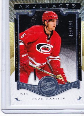 15-16 2015-16 ARTIFACTS NOAH HANIFIN ROOKE /899 210 CAROLINA HURRICANES ...