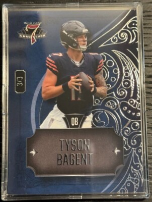 2023 Wild Card Tyson Bagent 7 Card Stud RC 3/3 7CSR-62 Spade Right | eBay