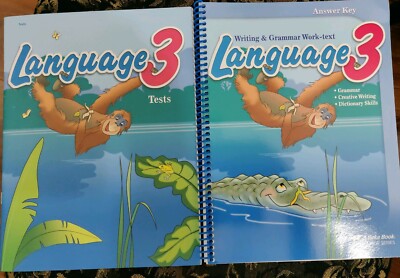 NEW A Beka Language 3. Test and Writing & Grammar Work-Text Key | eBay