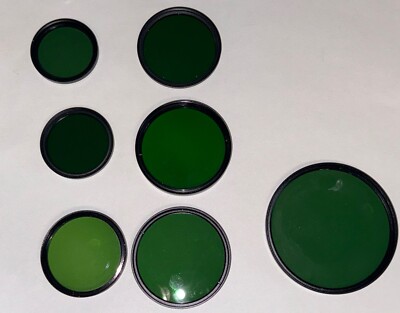 Green Photography Camera Lens Assorted Size Filter Set of 7 | eBay