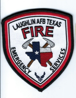 USAF Laughlin AFB Del Rio TX Texas Fire Emergency Services patch - NEW ...
