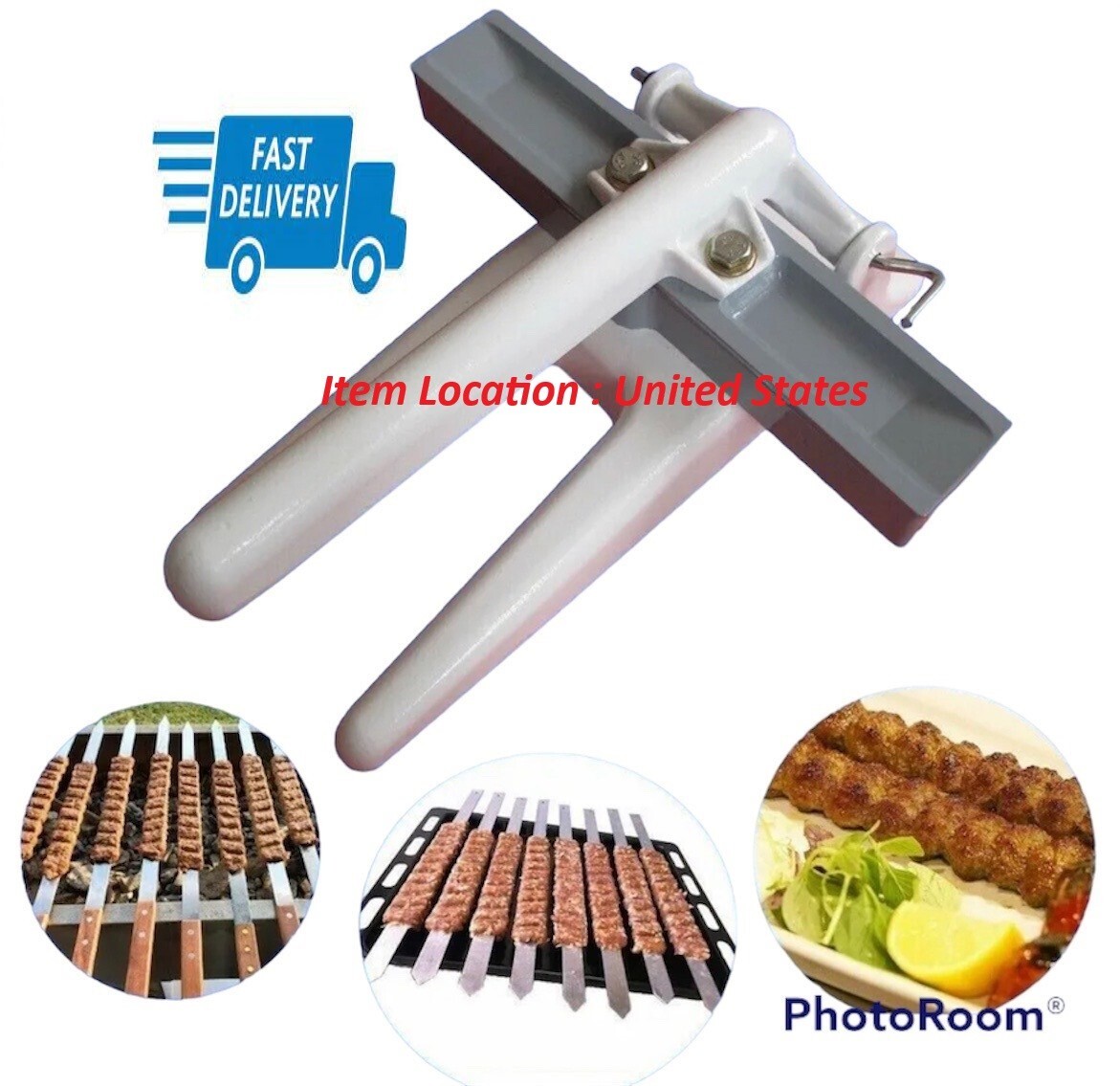 Shish Kebab Maker Kebab Maker Press & Skewer Machine - Easy Meat ...