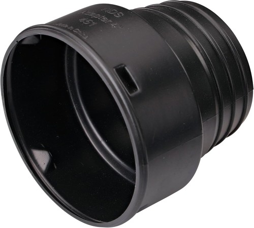 NDS 451 HDPE Corrugated Adapter, 4-Inch, for Spigot X 4 inch 4 Inch ...