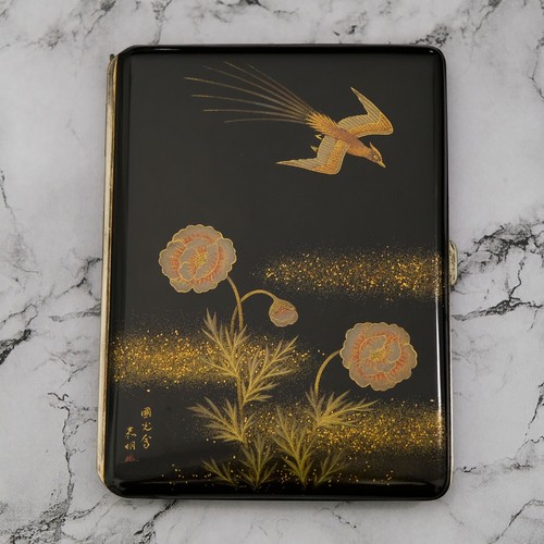 Vintage Japanese cigarette case box signed Yoshiaki for Namiki | eBay