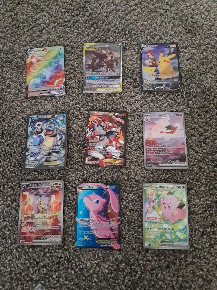 Pokemon Binder Collection Lot, 151 Charizard, Tag Team Umbreon And ...