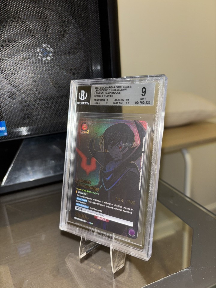 Union Arena Lelouch Lamperouge SR 3-star SR*** (Serial Number 54/100 ...