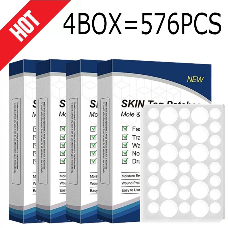 3BOX Skin Tag Remover Patches Quick Effective Mole Wart Removal Pad ...