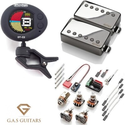 EMG James Hetfield JH Chrome Set Standard Spaced Short Shaft Pots ( DT ...