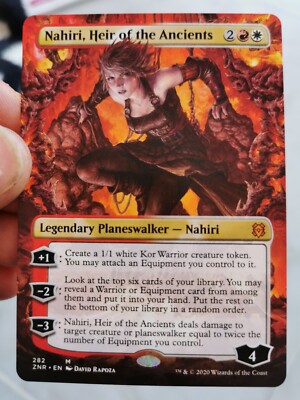 Nahiri heir of the ancients- full frame illustration - magic MTG MYTHIC ...