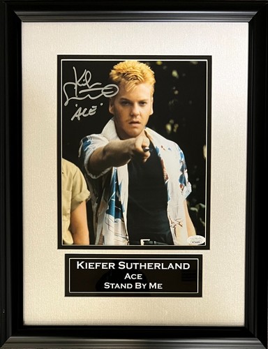 Kiefer Sutherland signed inscribed framed 8x10 photo JSA Witness Stand ...