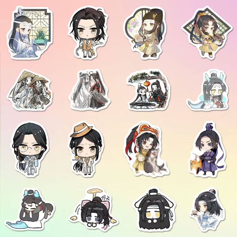 Cute Anime Mo Dao Zu Shi Wei Wuxian Lan Wangji Jiang Cheng 80pcs ...
