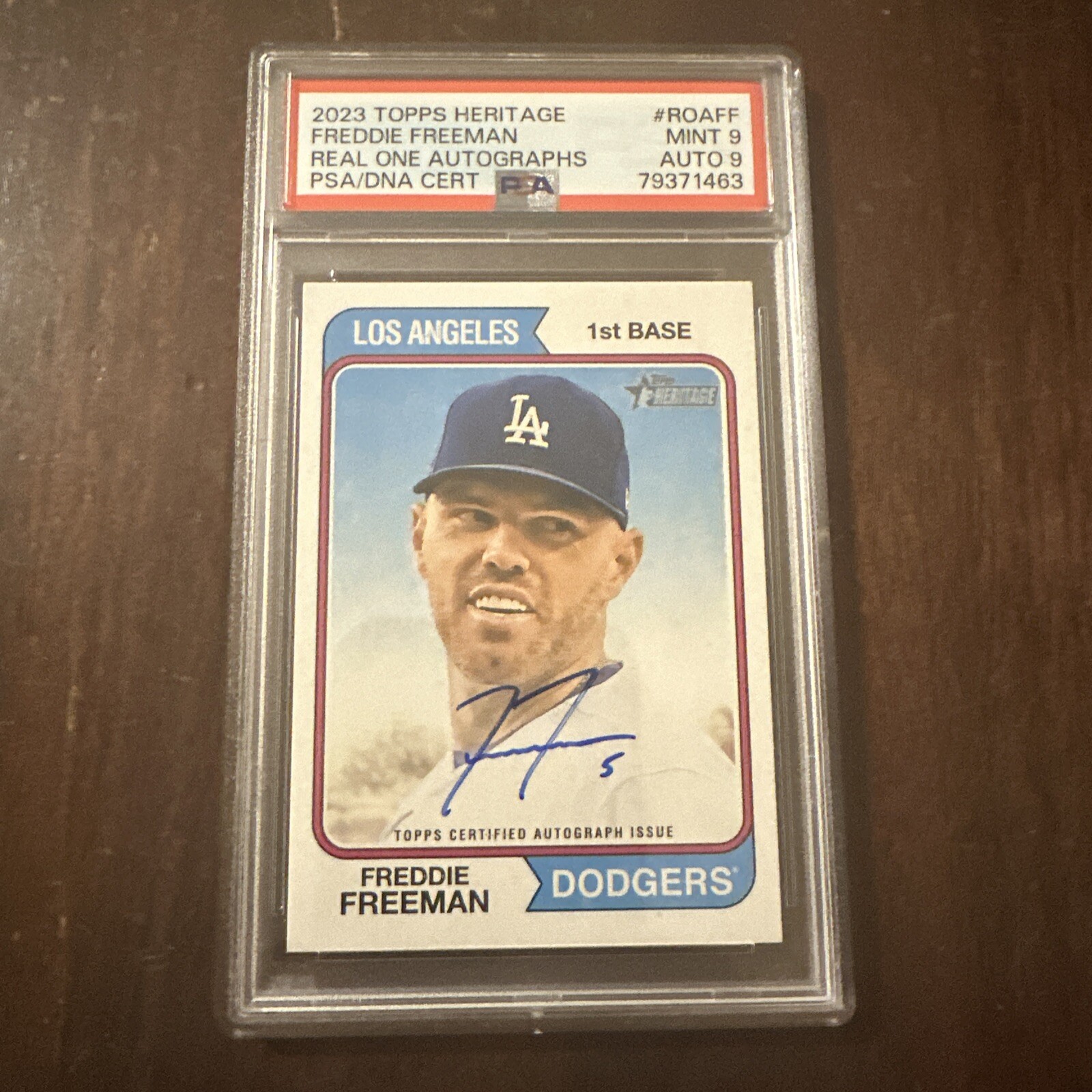 2023 Topps Heritage - Real One Autographs Freddie Freeman #ROA-FF (AU ...