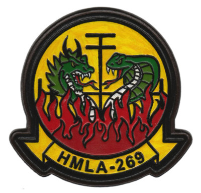 4.5" MARINE CORPS HMLA-269 GUNRUNNERS COLOR LEATHER PATCH | eBay