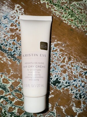 Kristin Ess Weightless Shine Air Dry Creme Travel Mini Size 0.9oz 27mL ...