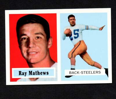 1994 Topps Archives 1957 Series Ray Mathews #63 ~ Pittsburgh Steelers ...