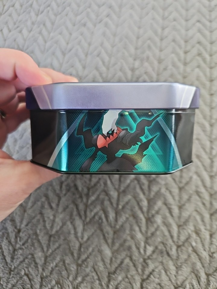 Pokemon TCG Triple Whammy Tin Collector Tin w 3 Foil Cards & Live Code ...