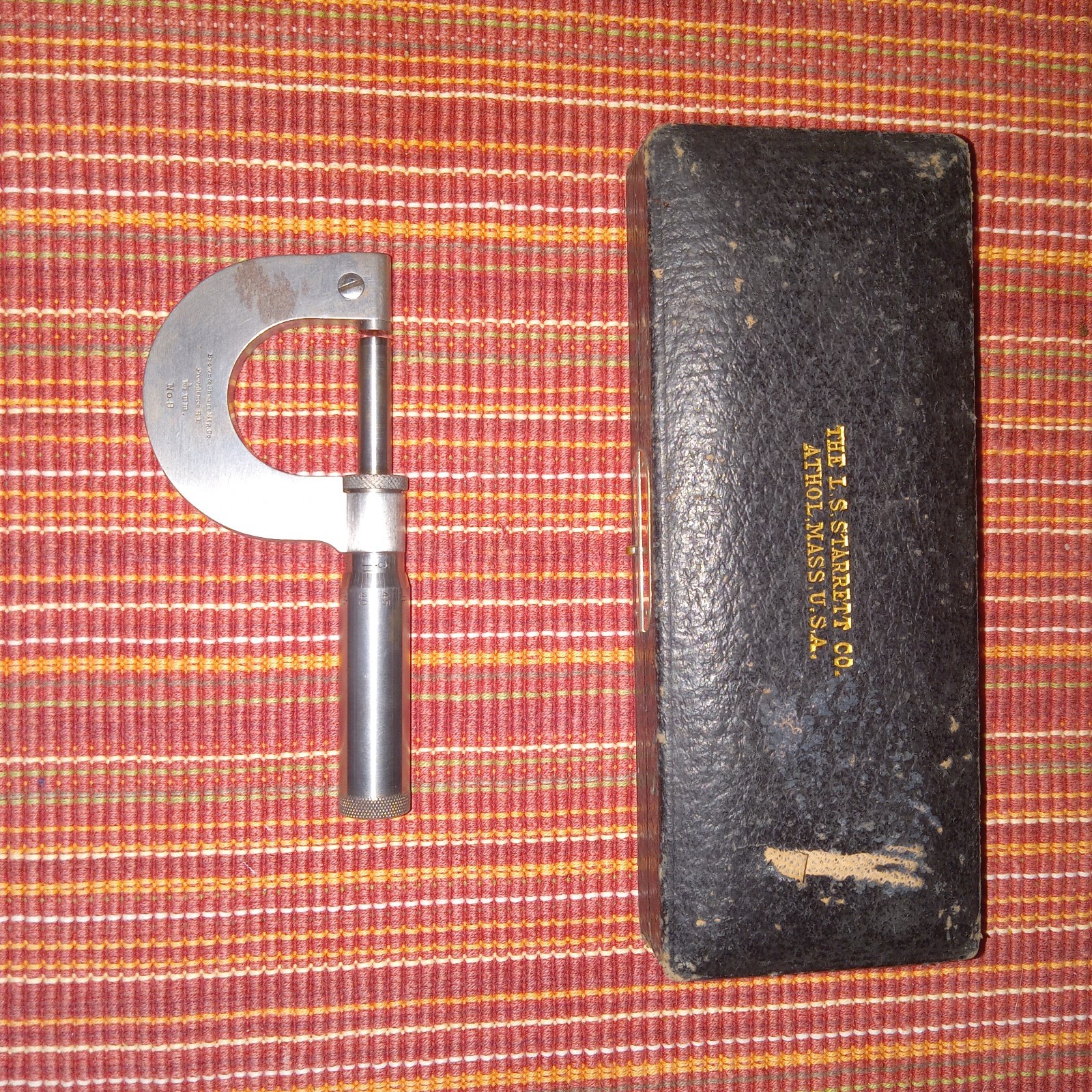 Antique Brown & Sharpe Mfg. Co. No. 8 Micrometer, Early Patent Date | eBay