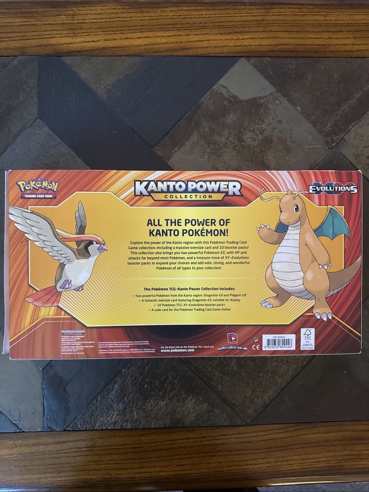 Pokémon Evolutions Kanto Power Dragonite Collection Box Set Sealed | eBay