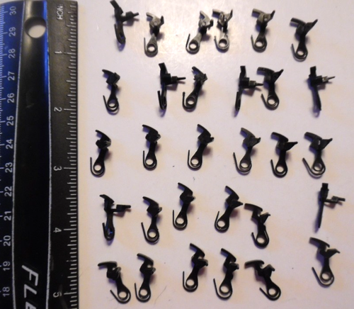 HO Scale Horn-Hook Train Couplers, 30 PIECES (X-2F NMRA Style Large ...