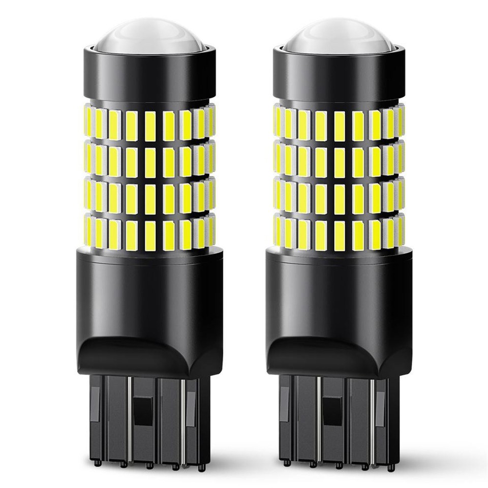 LED Daytime Running Light Xenon White 7443 7440 Bulbs Replace Halogen ...