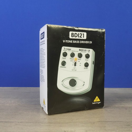 Behringer BDI21 - Bass Amp Modeler/Direct Recording Preamp/DI Box New ...