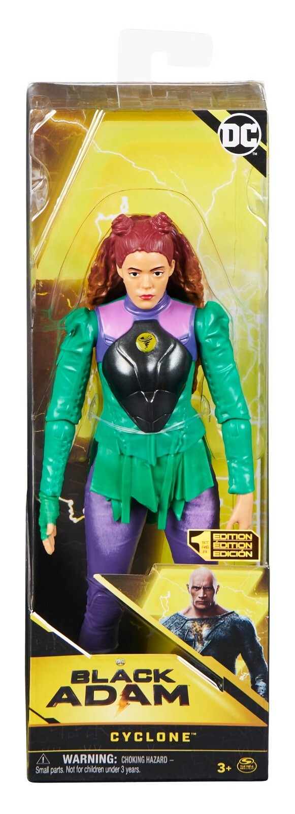 CYCLONE ACTION figure spin master NEW movie 1ST first edition 12" black ...