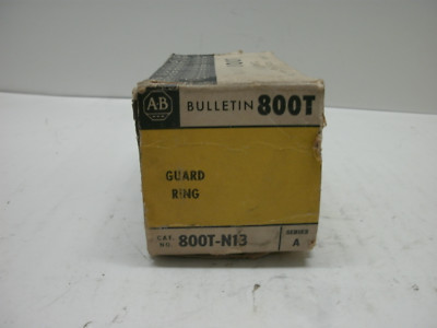 ALLEN BRADLEY 800T-N13 SER A 30MM PUSH BUTTON GUARD SPECIAL FEATURES 1 ...