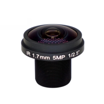 1.7mm panoramic wide angle 5 MP 200 ° M12-Mount HD lens surveillance ...