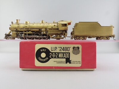 HO Brass Model - Key UP Union Pacific 2-8-2 Mikado #2480 - Unpainted ...