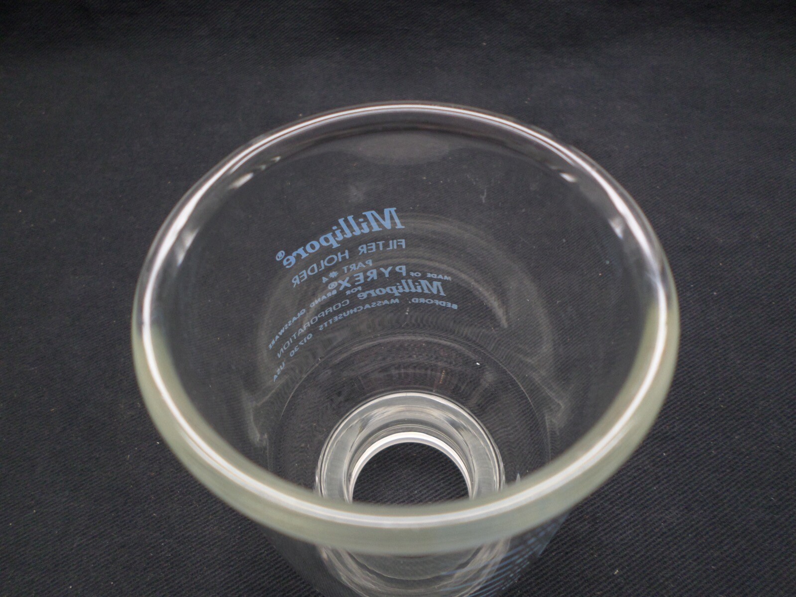 Millipore 300mL Glass Funnel and 47mm Tubulated Base for ...