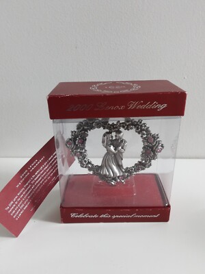 Lenox Wedding Day 2000 Christmas Ornament Anniversary Keepsake ...