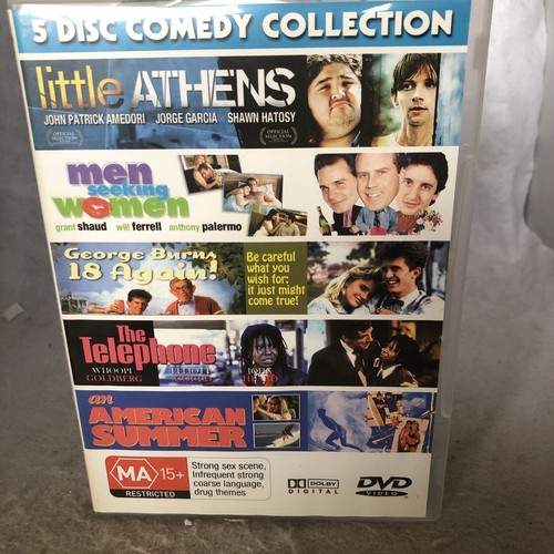 5 Disc Comedy Collection DVD, (VERY GOOD) REGION 4. VGC. Free Shipping ...