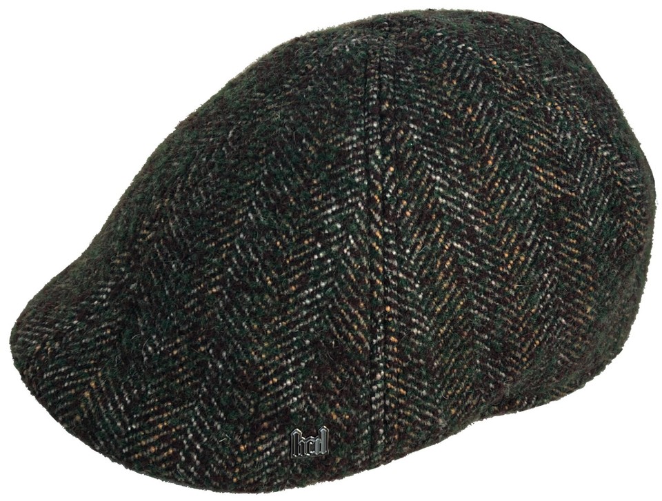 Headchange Econo Wool 6 Panel Ivy Cap Herringbone Scally Newsboy Driver ...
