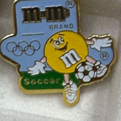 Olympics Soccer M&M Brand Licensed Vintage Tack Pin T-5979 | eBay