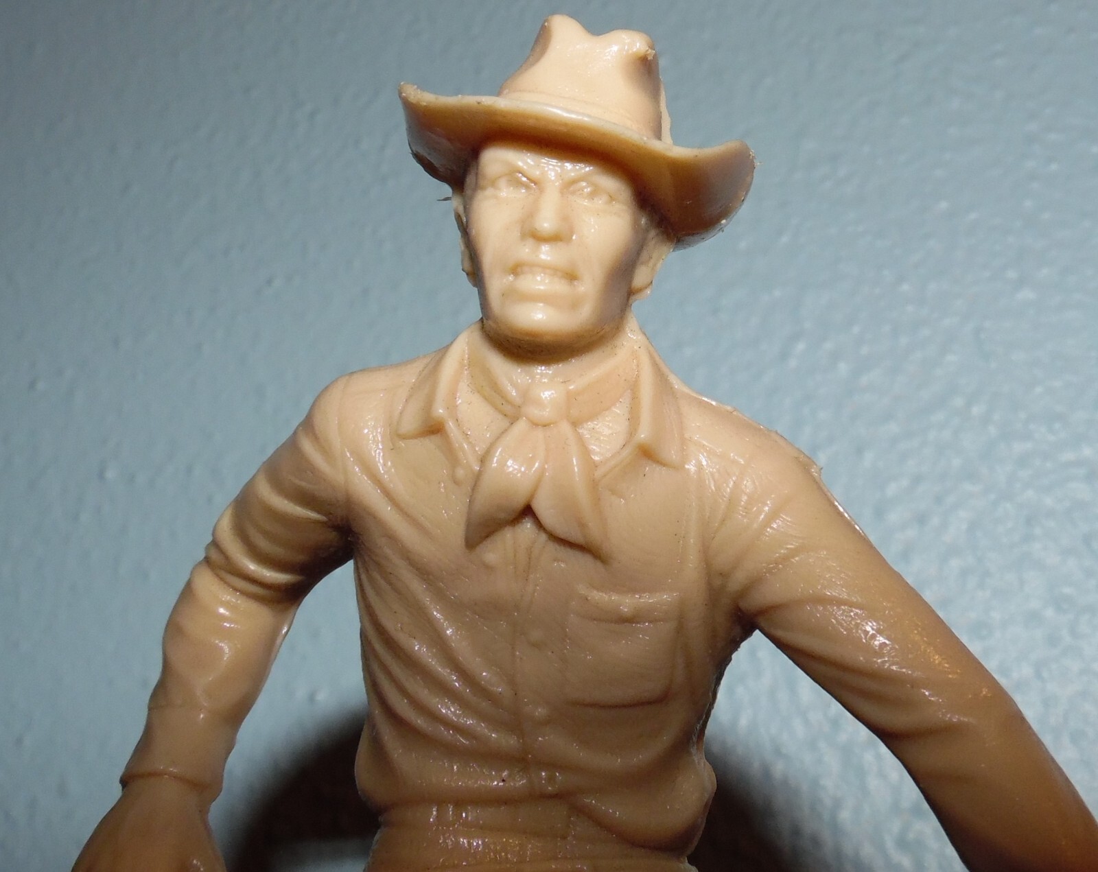Vintage 1964 Louis Marx Co. Plastimarx Tan Cowboy Action Figure 5-1/2 ...