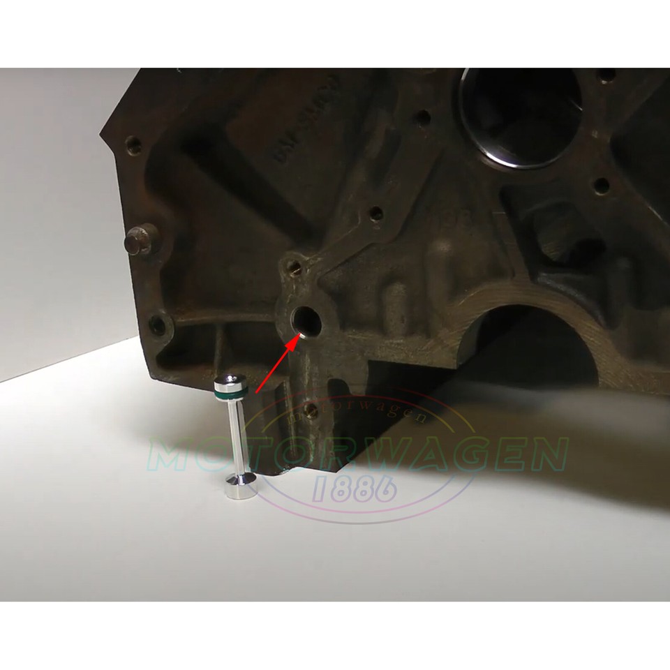 LS Billet Aluminum Oil Diverter Barbell 4.8 5.3 5.7 6.0 6.2 7.0 LS1 LS2 ...