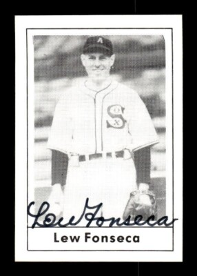 LEW FONSECA SIGNED 1978 GRAND SLAM #39 ON-CARD AUTO - CHICAGO WHITE SOX ...