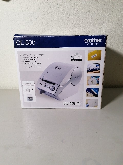 Brother QL-500 Professional Label Printer Boxed X5 Rolls 38X90mm Labels ...