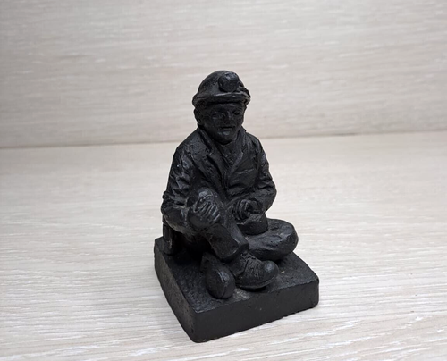 Collier Row Handcrafted Miner Figurine Figurines Vintage Art Sculpture ...