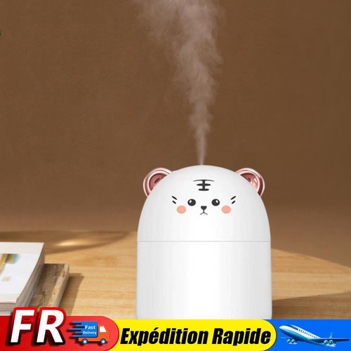 Air Humidifier Cute Tiger Aroma Diffuser with Night Light Cool Mist ...