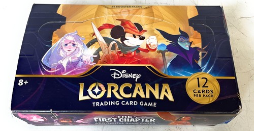 Disney The First Chapter Lorcana Booster Display Trading Card Game, 12 ...