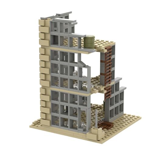 Military Base Building Brick MOC Models Military Bricks Battle Army ...