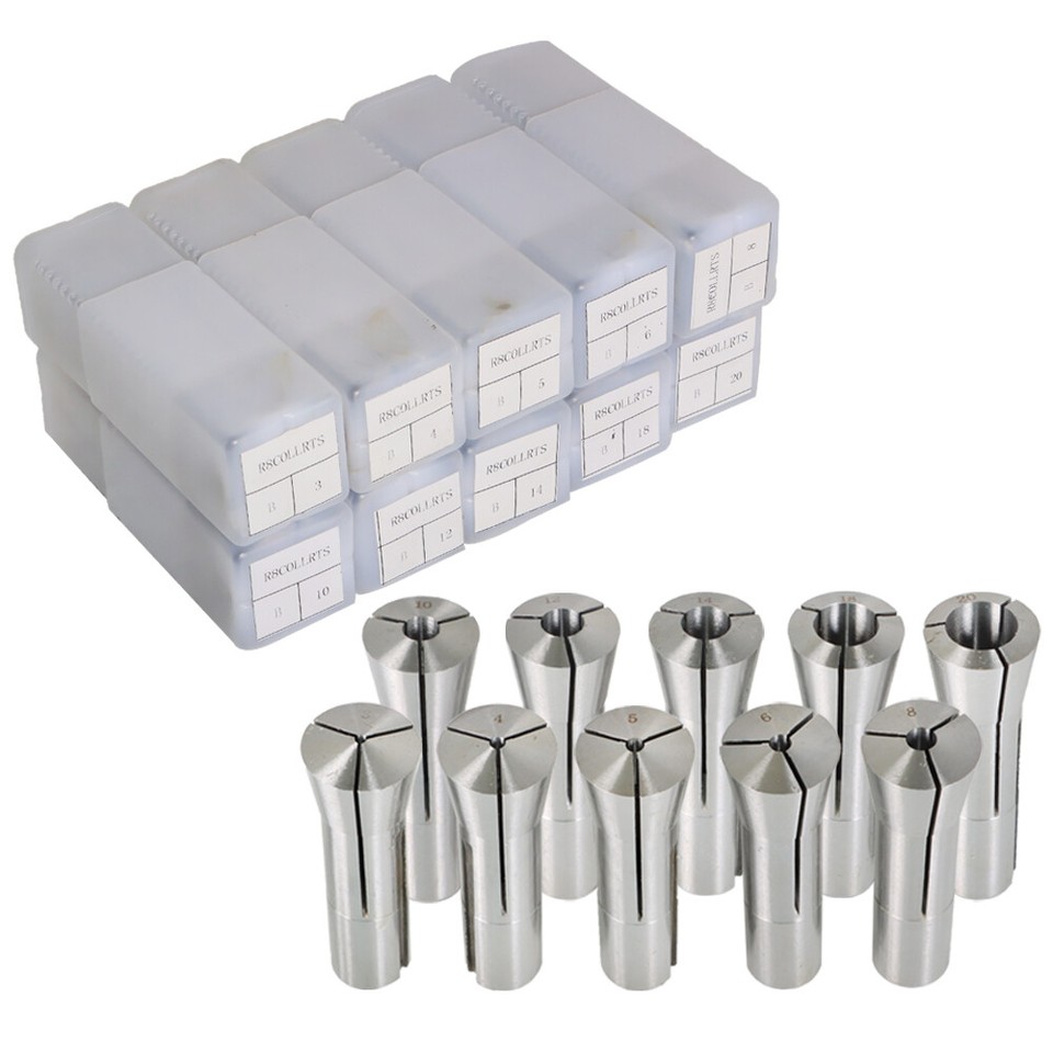 Collet Set For Bridgeport High Precision 29 R8/23 R8/13 R8/11 R8/10 R8 ...