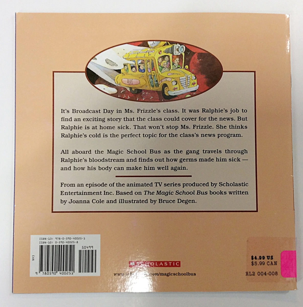 Magic School Bus Ralphie Gets Sick