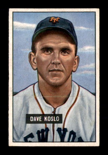 1951 Bowman #90 Dave Koslo EXMT X2637654 | eBay