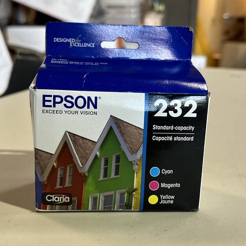 EPSON 232 Claria Ink Color Combo Pack, Cyan Magenta Yellow, EXP 2027 | eBay