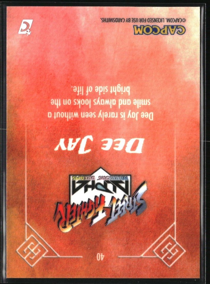 2025 Cardsmiths Street Fighter Alpha Series 1 - #40 Dee Jay Rainbow ...