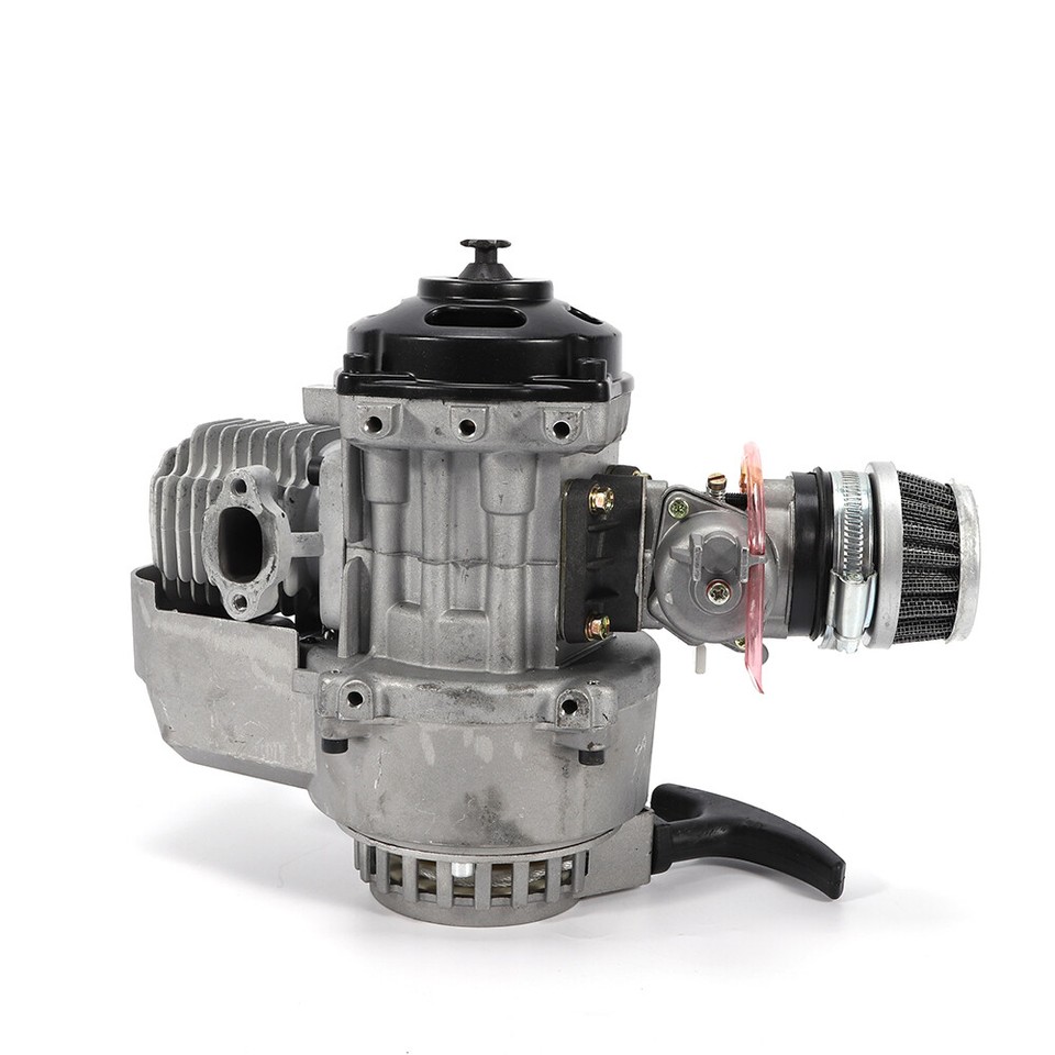 2 Stroke 49cc Engine Motor Pull Start For Pocket Bike Mini Dirt Bike ...