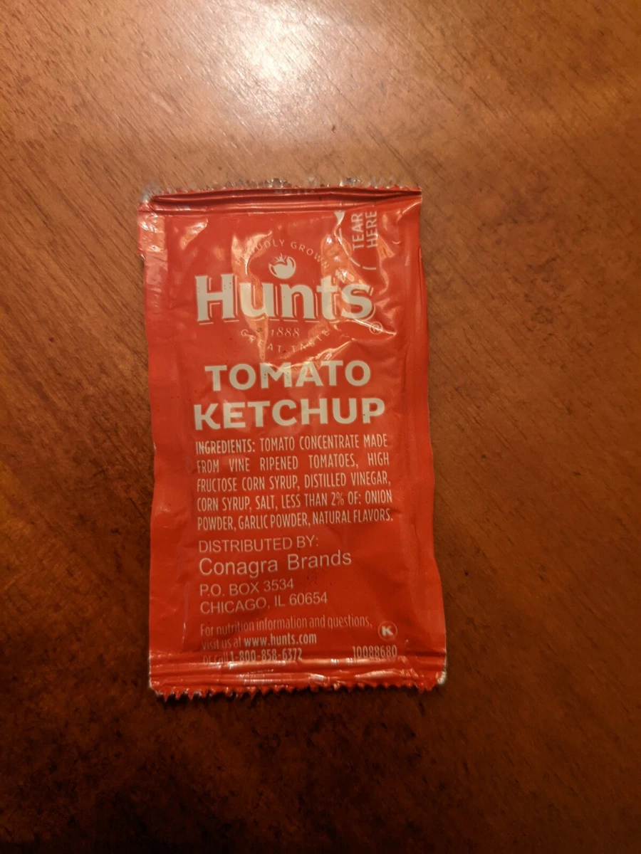 Blank Ketchup Packet